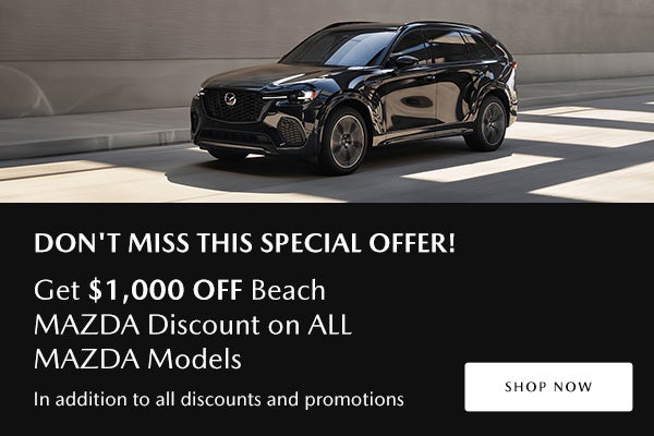 Mazda New Car Specials | Beach Mazda in Myrtle Beach